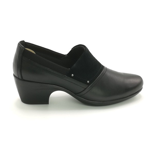 Clarks | Shoes | Clarks Collection Shoes Womens Loafer Emily Step Black ...